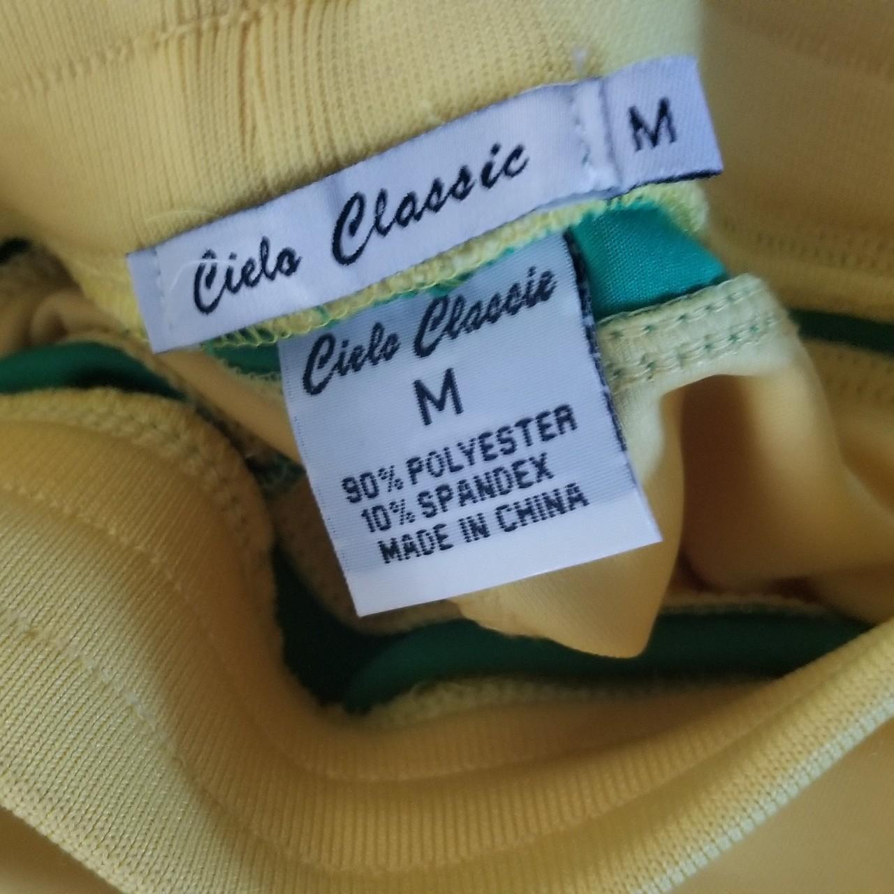 Tracksuit green yellow Jacket with zip Pants is wide... - Depop