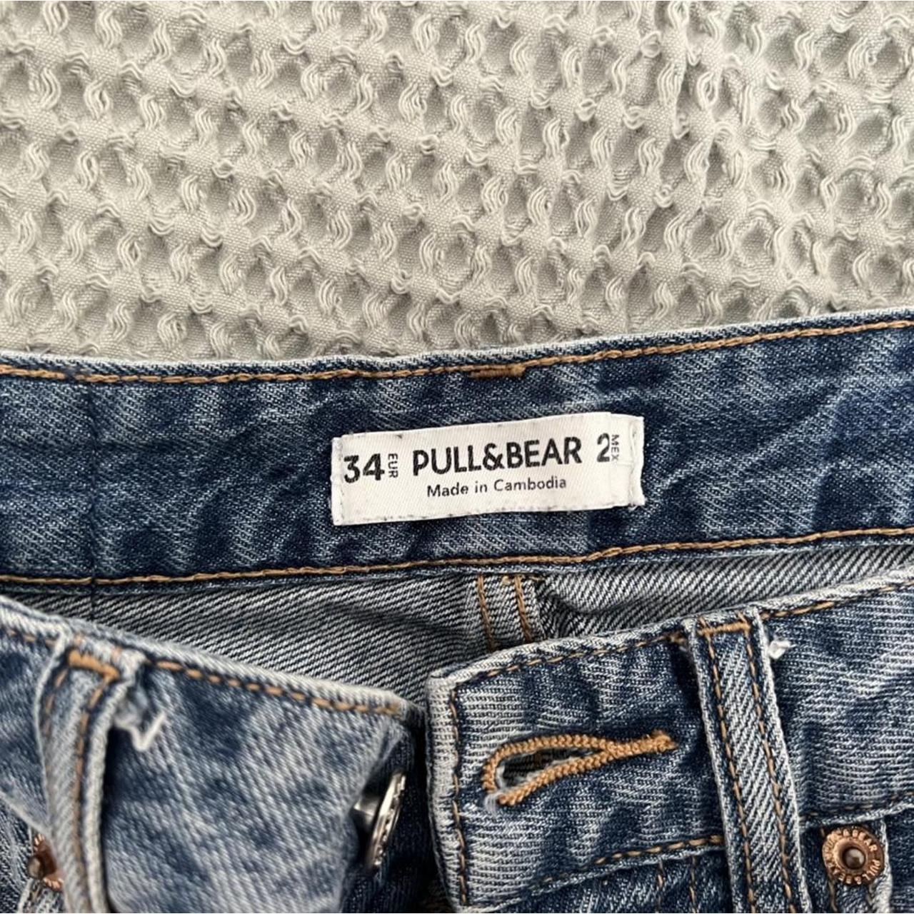 Pull & Bear light denim shorts, great condition just... - Depop