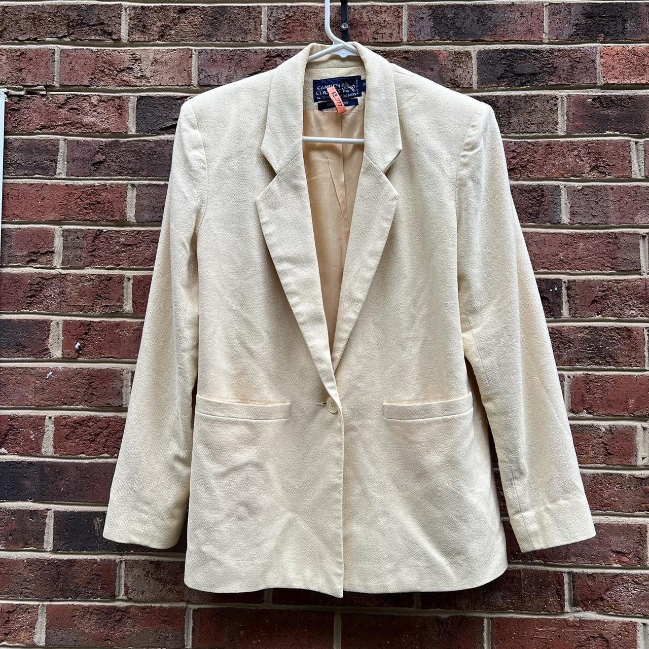 Women's Cream Jacket | Depop