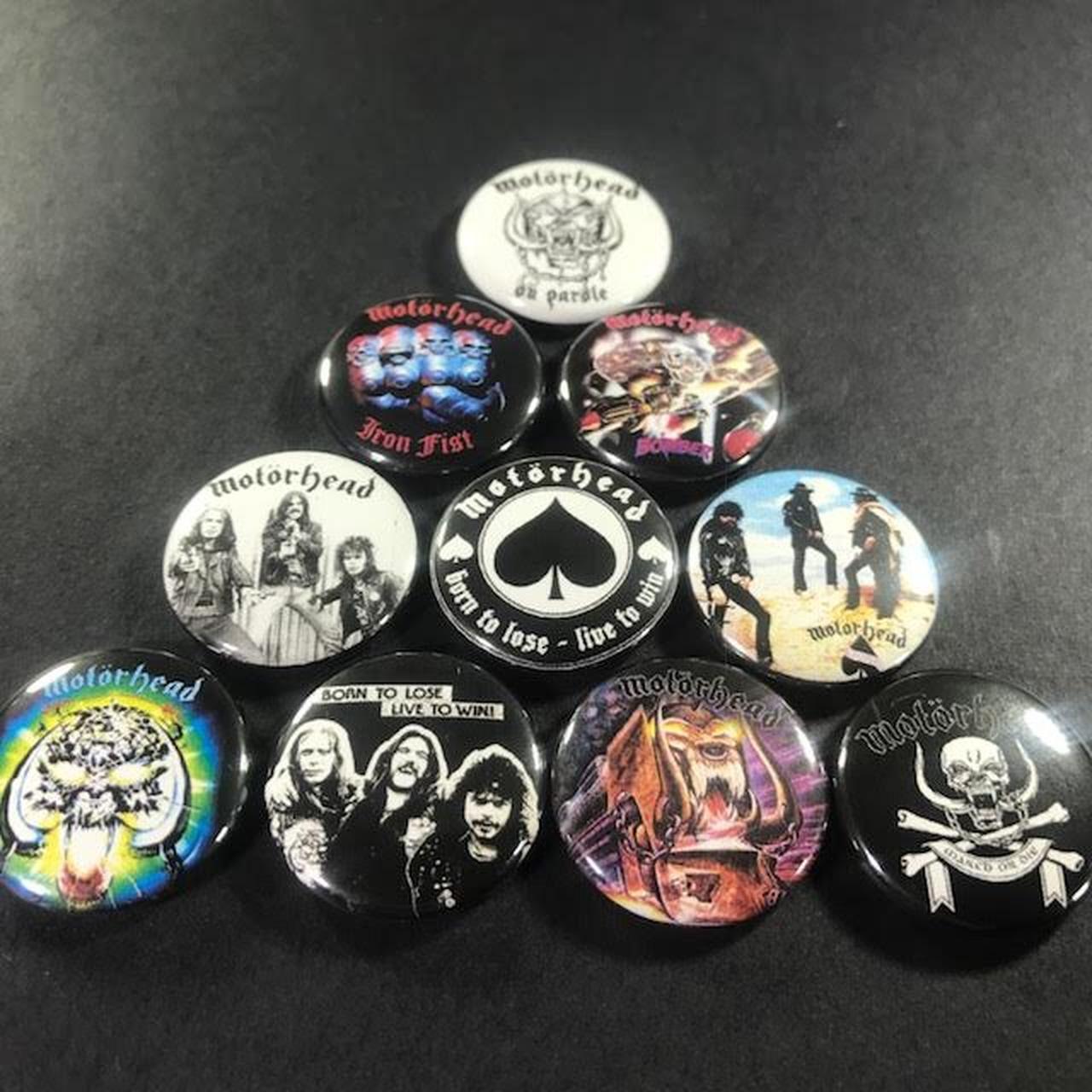motorhead 1” Button Pin Set 10 Pin Set Set Depop