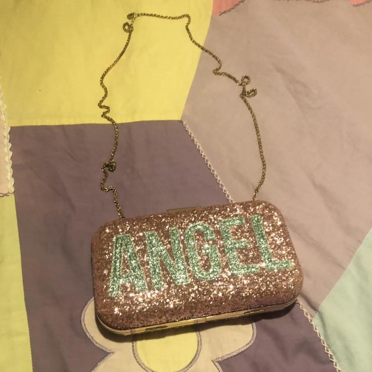 Sparkly pink Angel clutch from Skinny Dip.... - Depop
