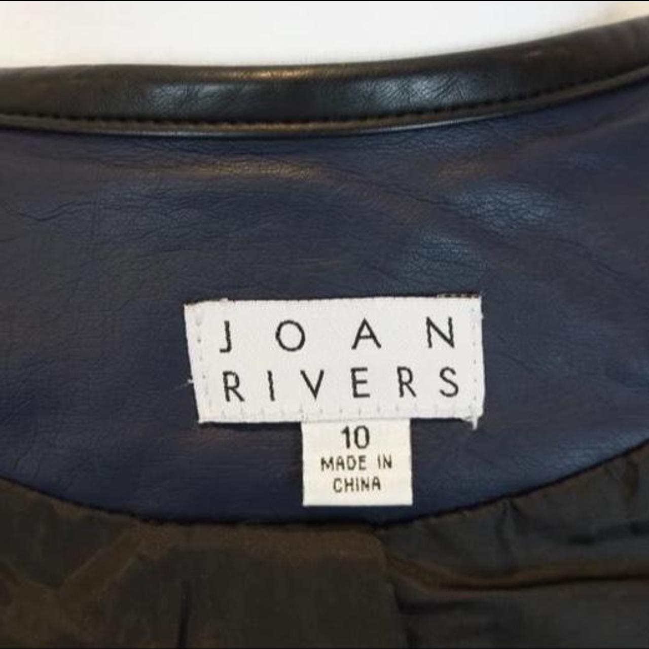 Joan Rivers Classics Collection Women's Blue Jacket | Depop