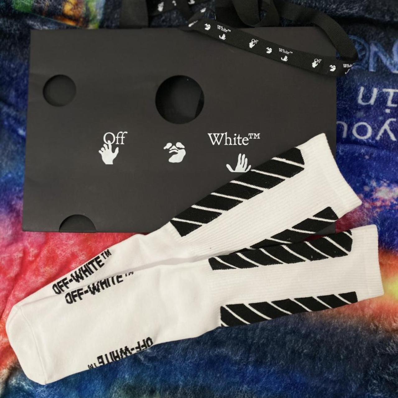 Off-White Socks #offwhite #virgilabloh #abloh... - Depop