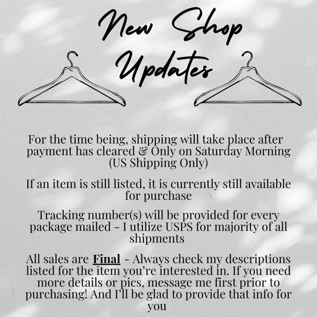 2022 Updated Shop & Shipping Policy 📌 + General... - Depop