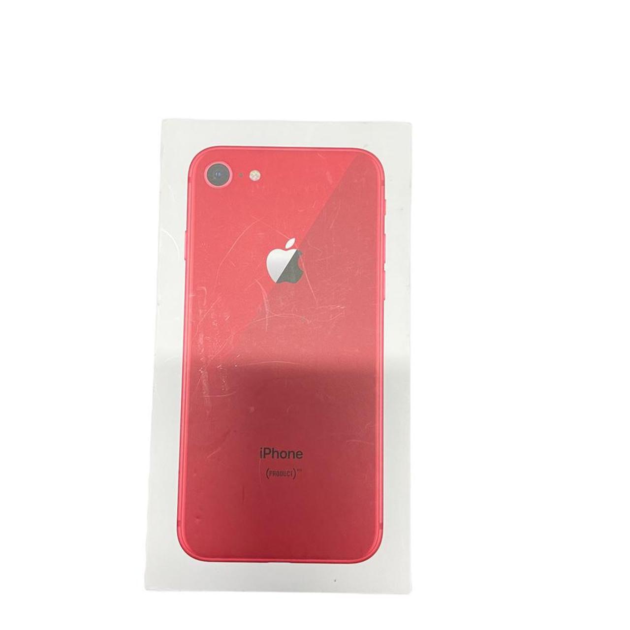 Empty red iPhone 8 box. Good condition iphonebox