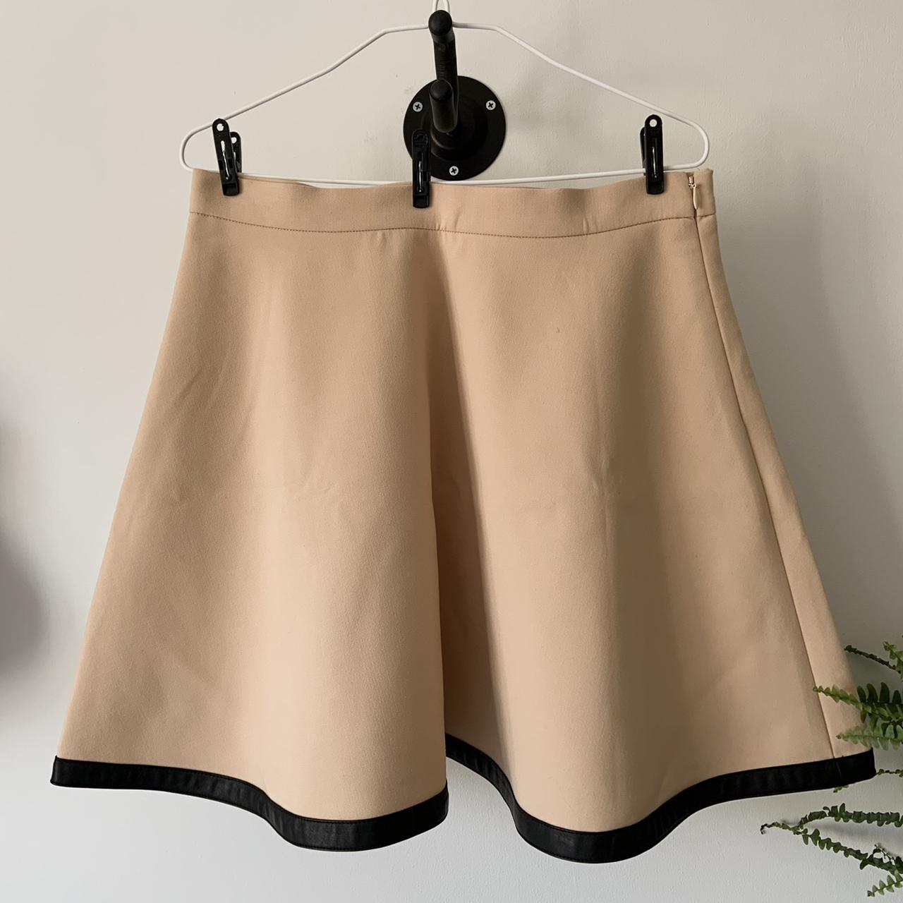 Tan skater skirt store