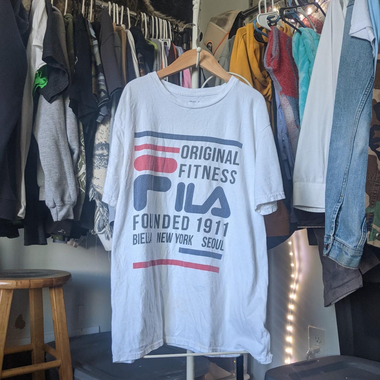 Vintage Fila Original Fitness "Founded 1921 Biella... - Depop