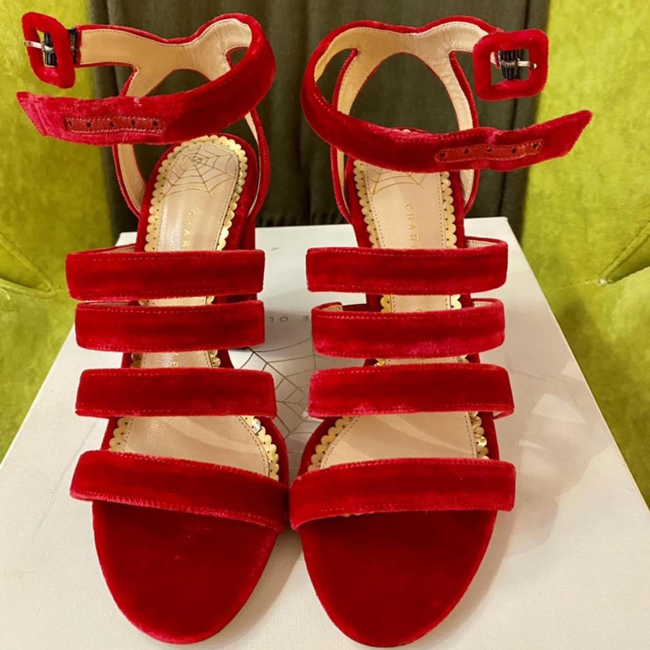 CHARLOTTE OLYMPIA Red Heels. Brand New in Box. - Depop
