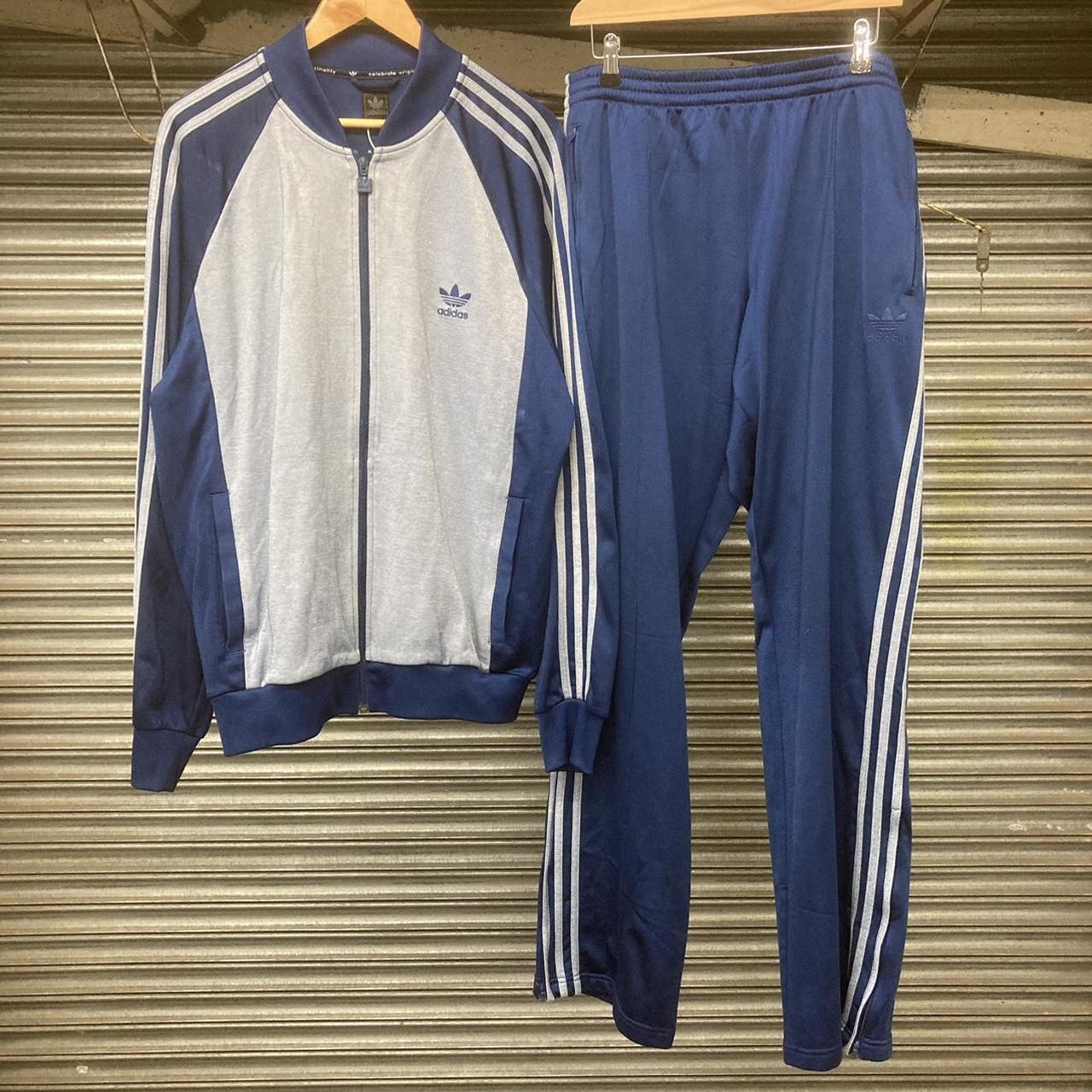 Vintage Adidas Originals Full Tracksuit Size... - Depop