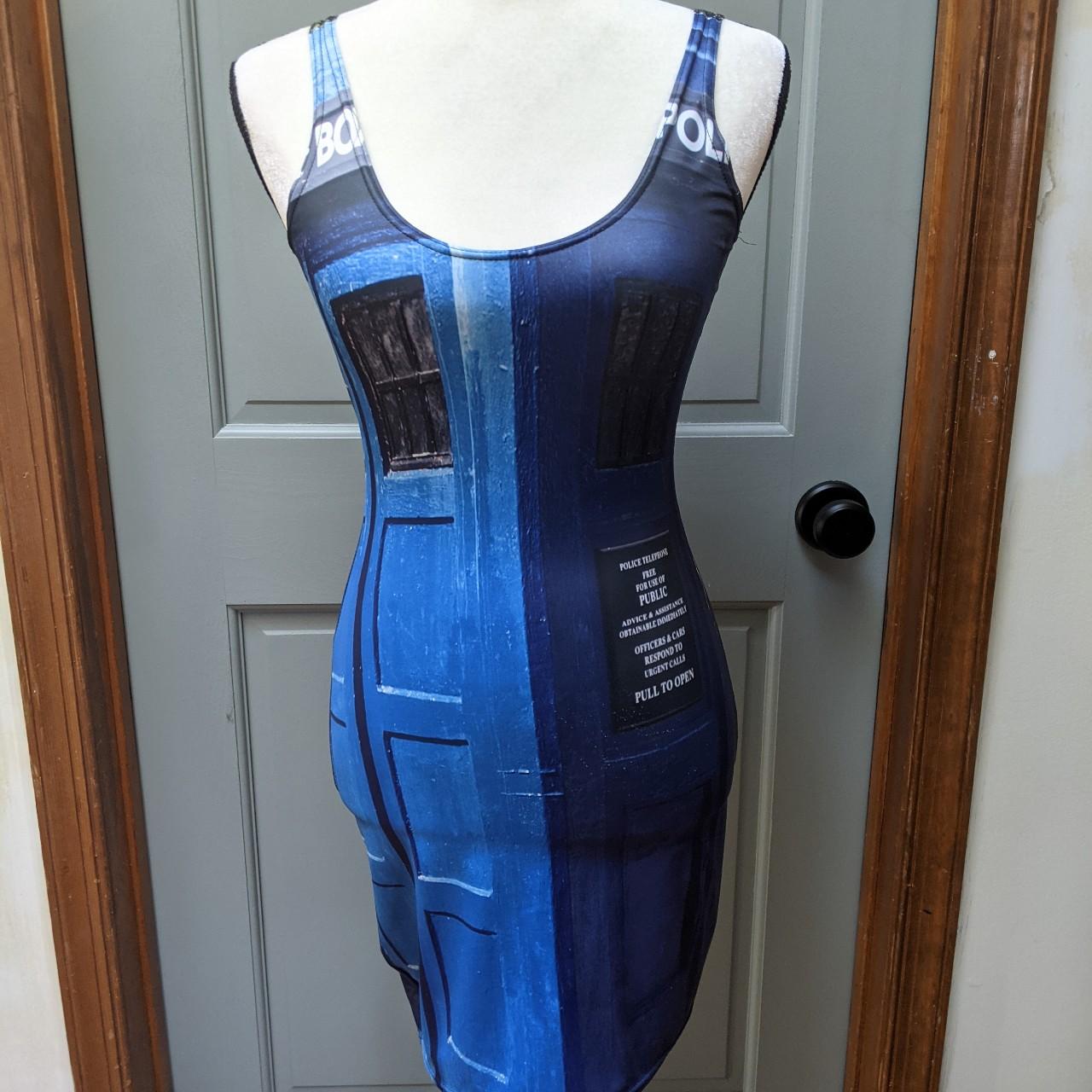 Dr. Who Tardis bodycon dress. Only worn... - Depop