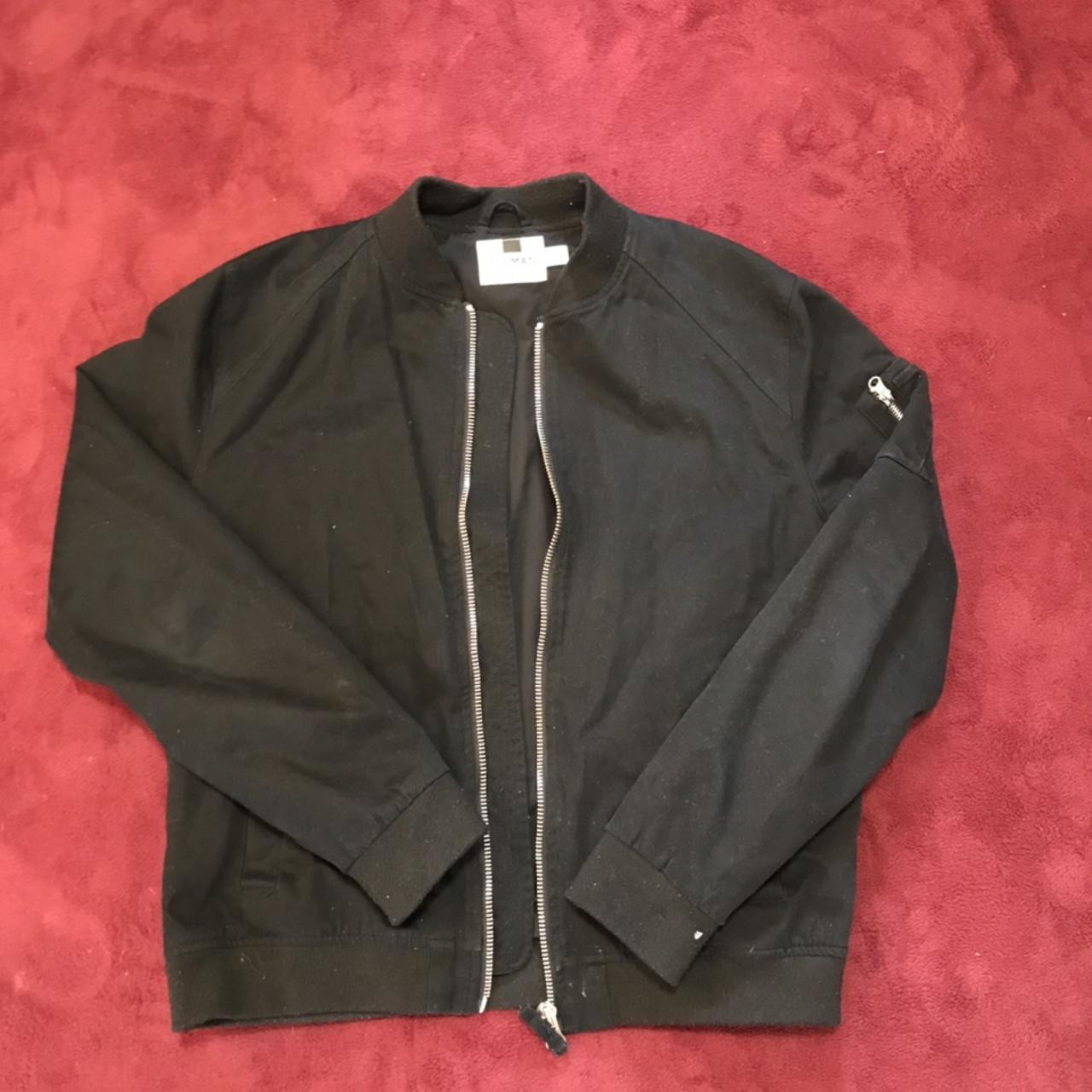 Topman bomber jacket Size L Worn but in good condition - Depop