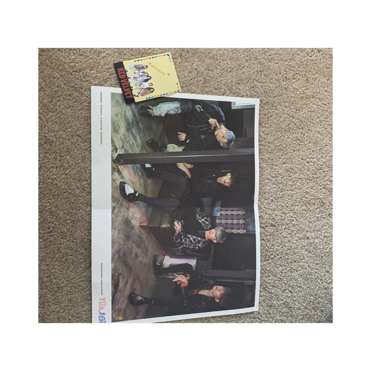 SEVENTEEN 2nd Album ‘Teen,Age’ Unit Poster Vernon,... - Depop