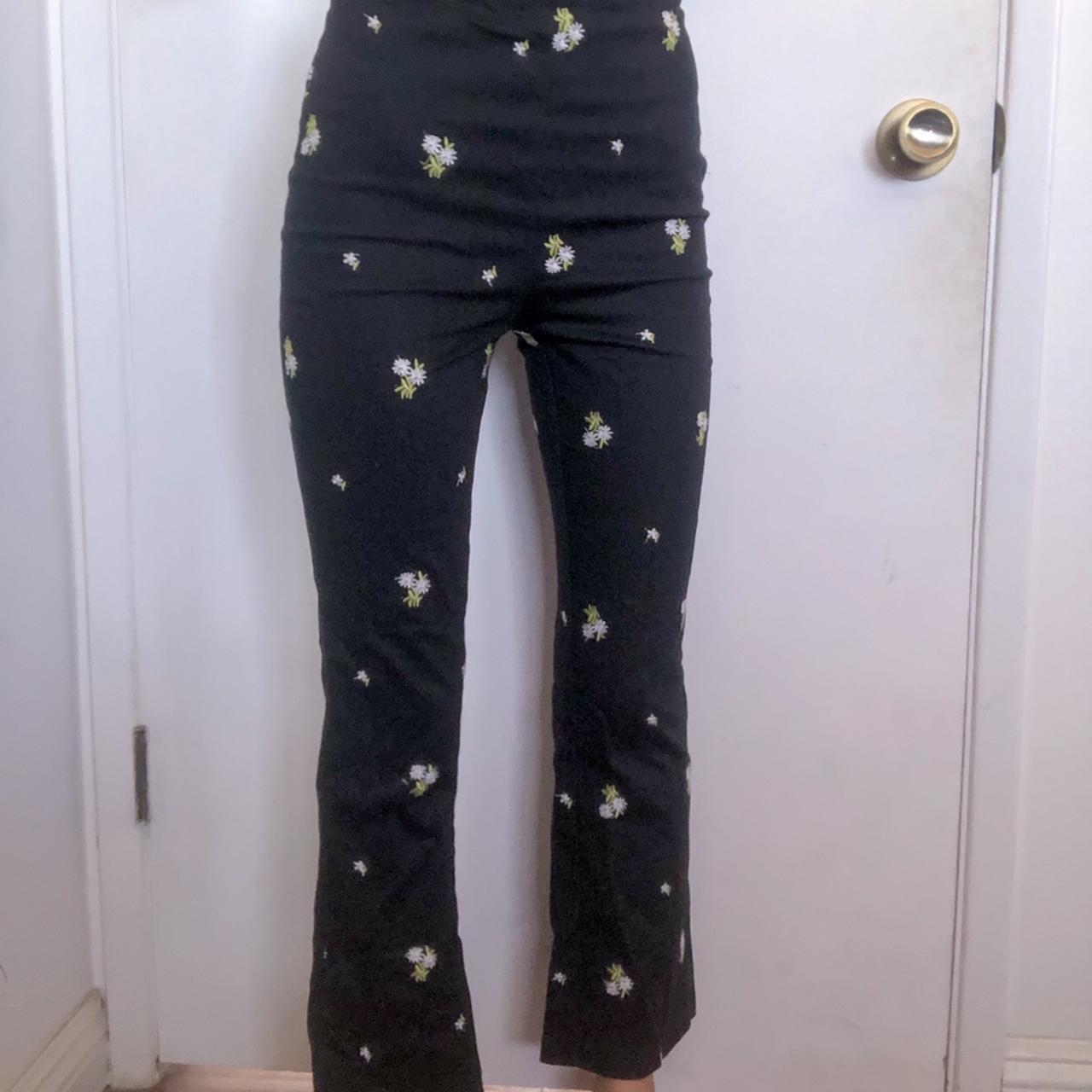 super comfortable urban outfitters pants with flower... - Depop