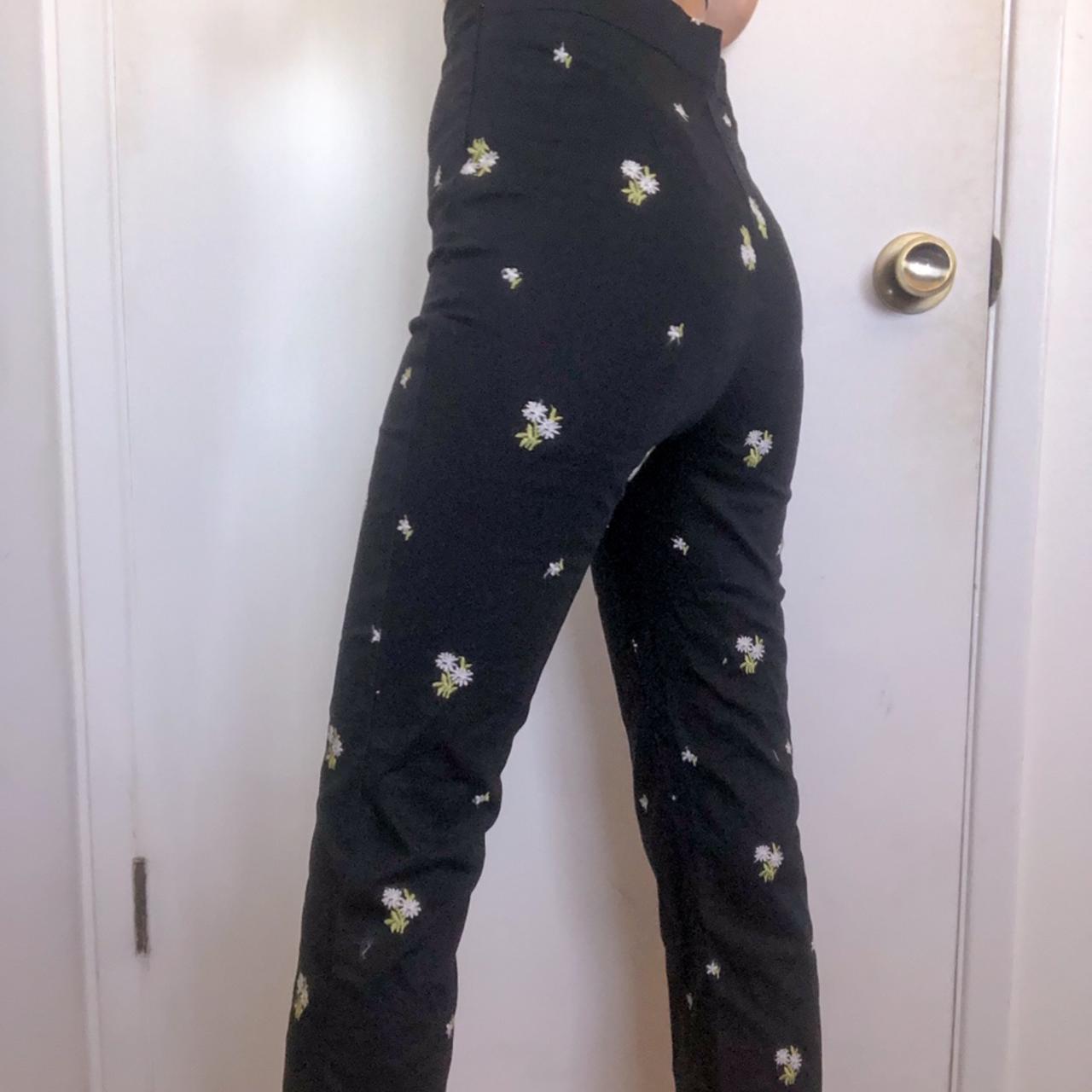 super comfortable urban outfitters pants with flower... - Depop