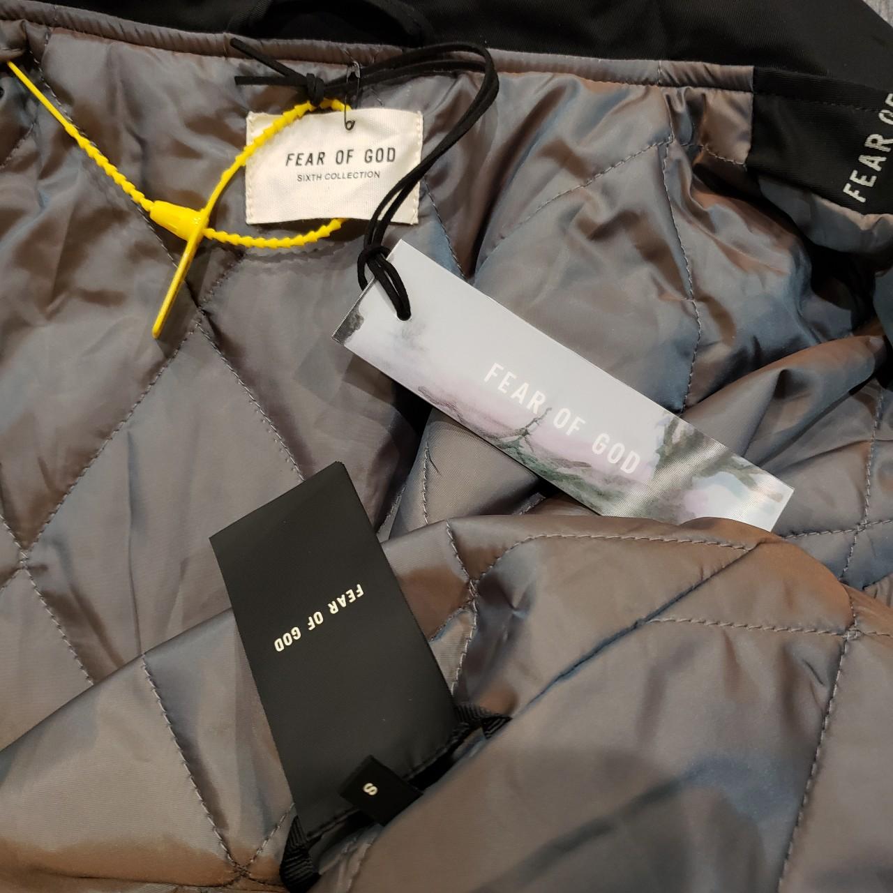 Fear of god all over logo jacket. Double end FG... - Depop