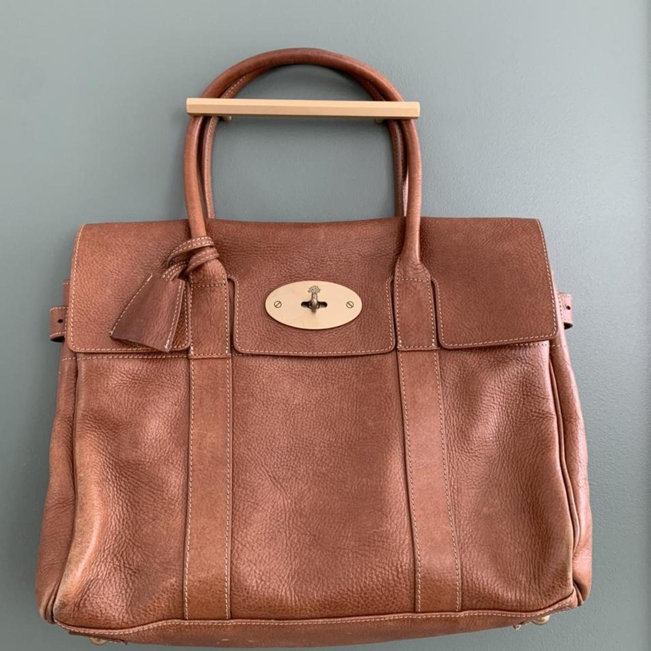 A classic Natural Veg Tan Mulberry Bayswater.... - Depop