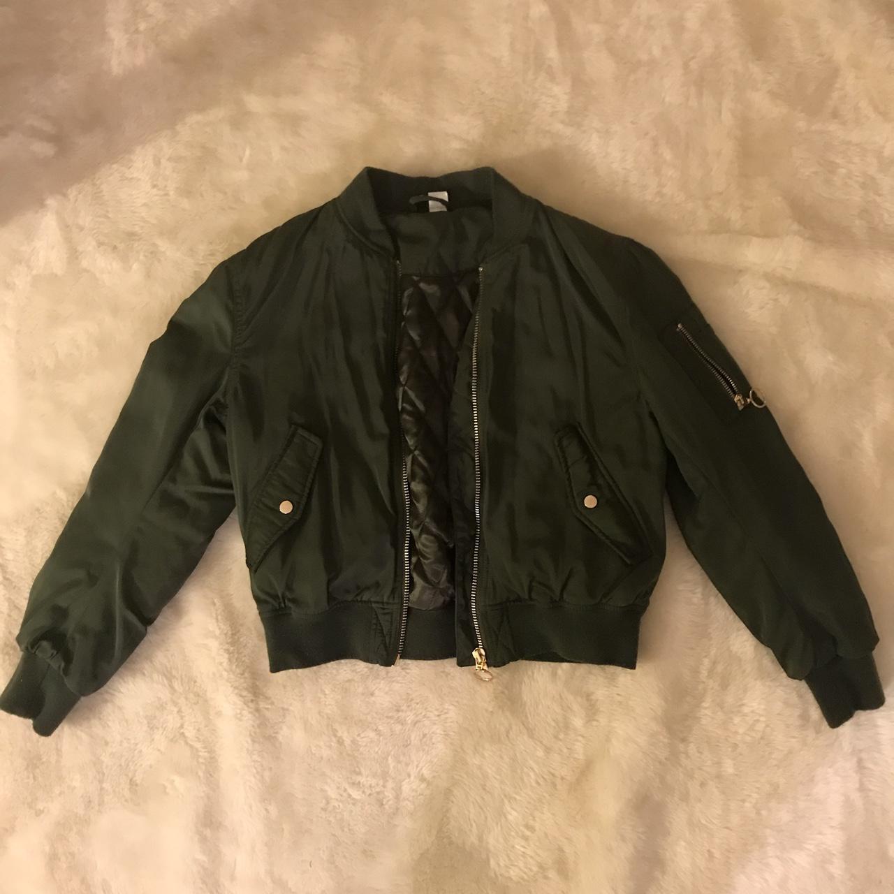 H&M Women's Green Jacket | Depop