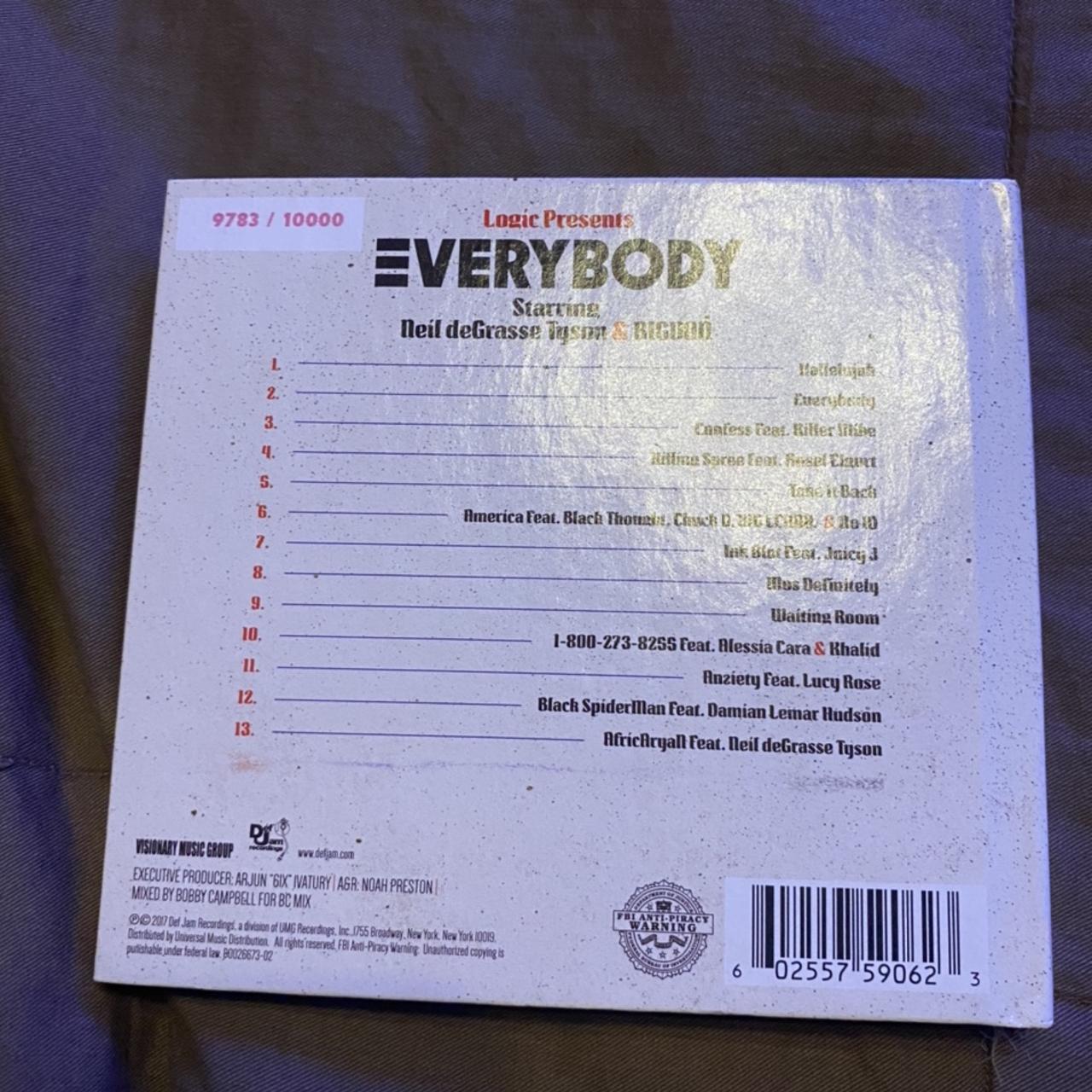 Everybody by Logic, Limited Edition album/booklet.... - Depop