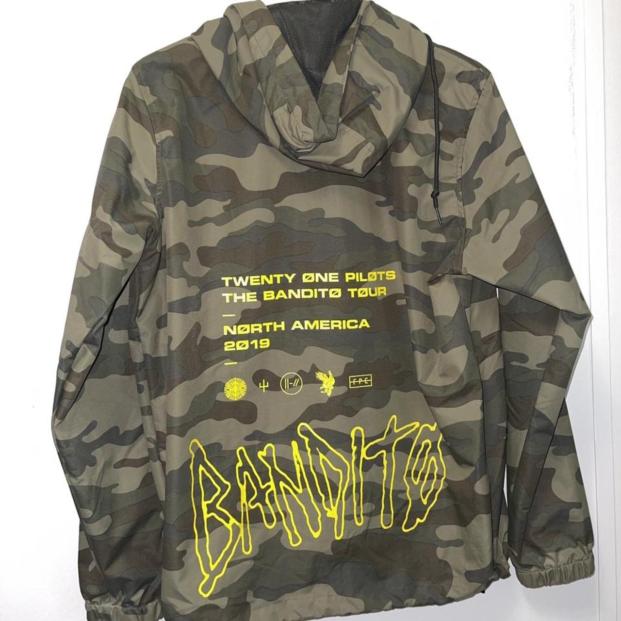 Twenty one pilots bandito tour windbreaker Never... - Depop