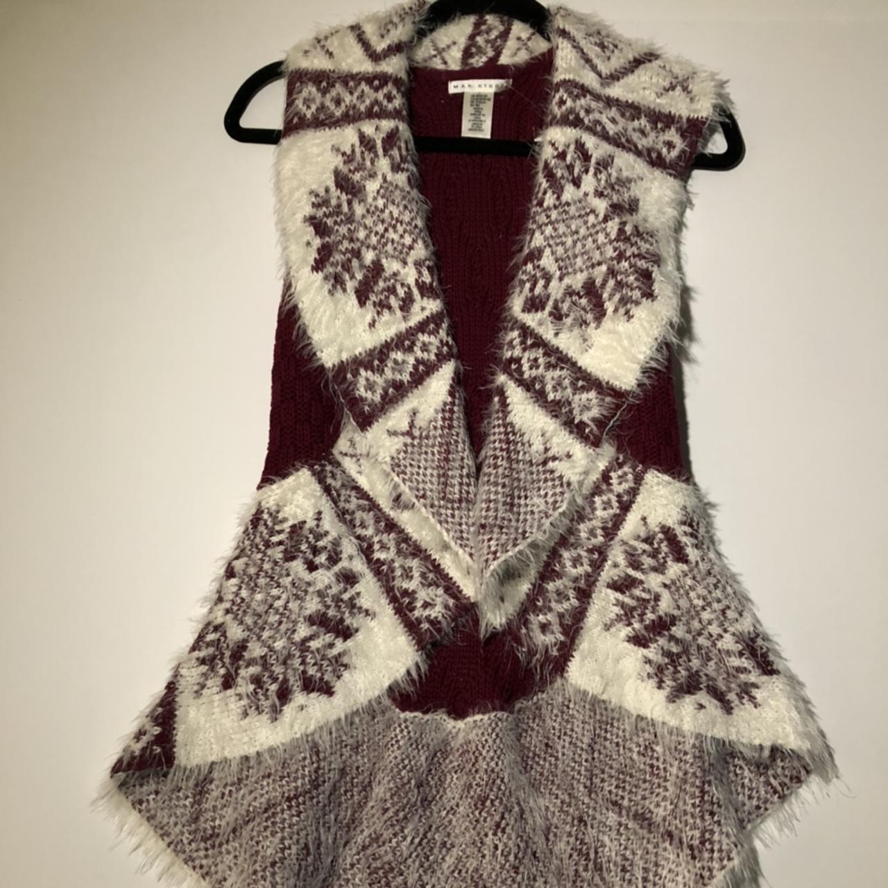 Brand new Maxstudio openfront #fuzzy #vest - super... - Depop