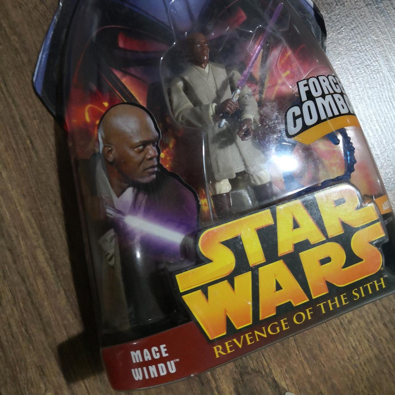 Star Wars Revenge of The Sith Mace Windu Action... - Depop