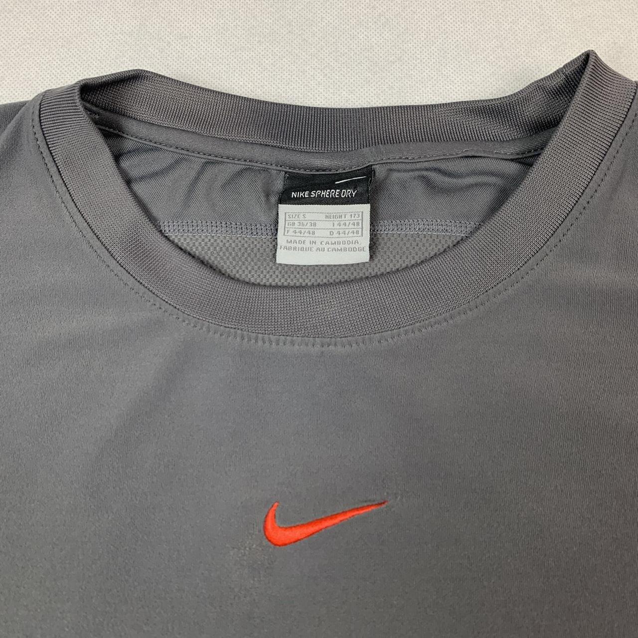 Vintage 00’s Nike Sphere Dry Centre Swoosh T-Shirt... - Depop