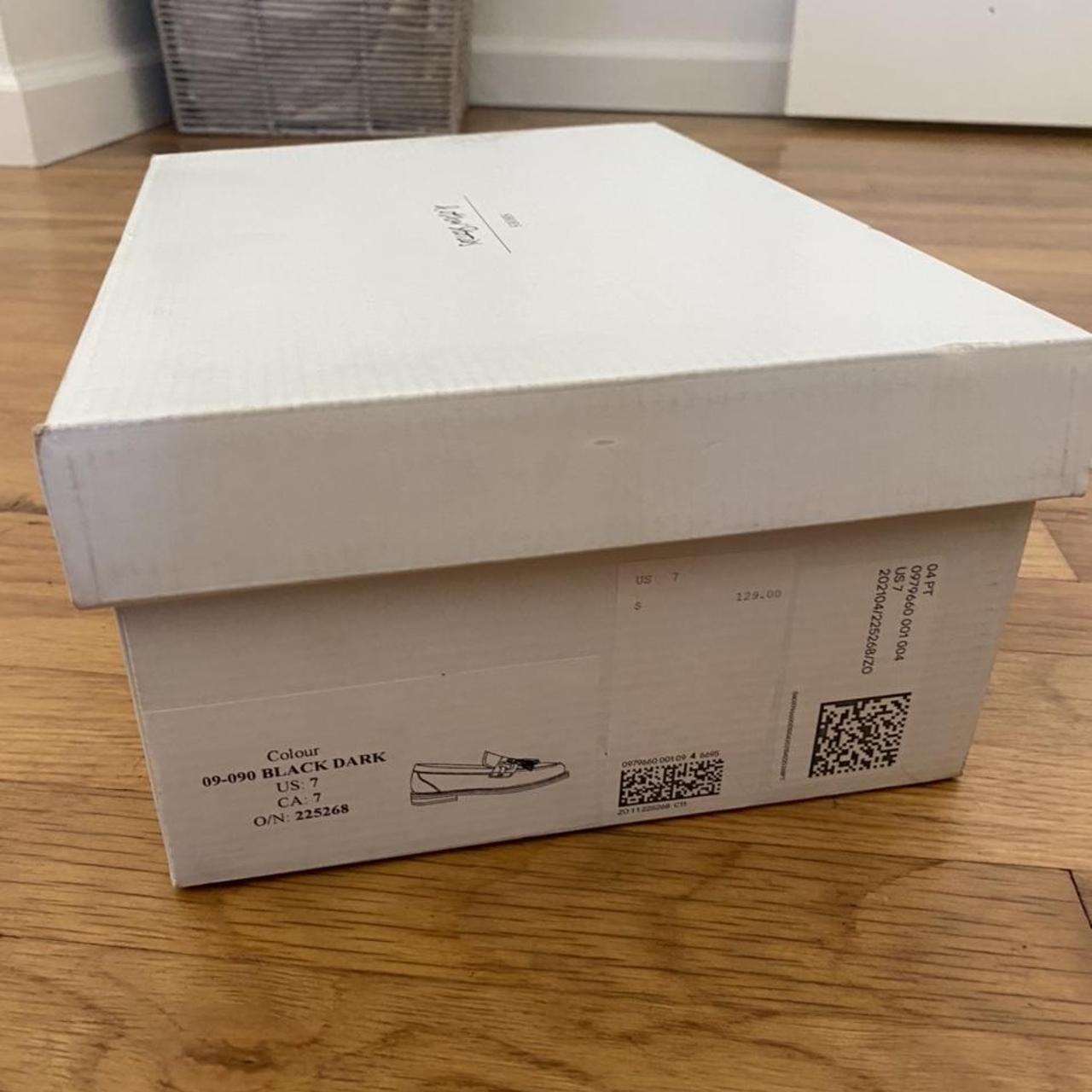 & other stories black leather loafers. Only work a... - Depop