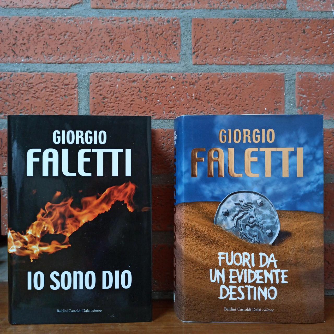 Due libri di Giorgio Faletti - io sono Dio - fuori... - Depop