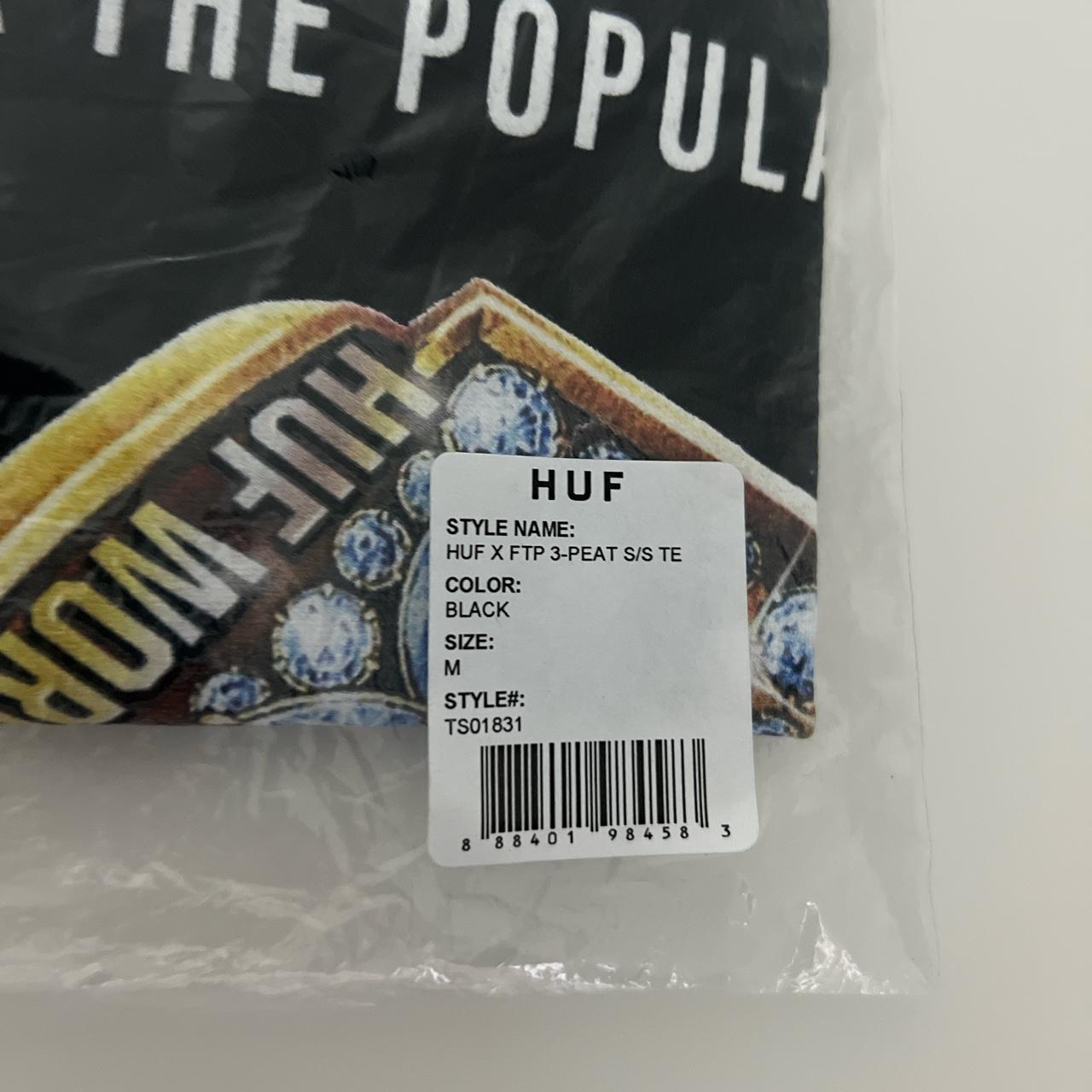 HUF x FTP 3 Peat T-shirt #HUF #FTP #fuckthepopulation - Depop