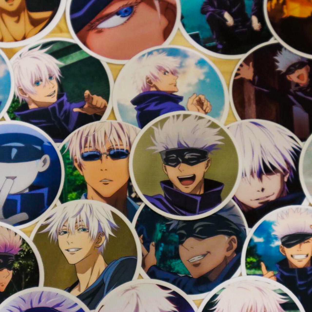Gojo Satoru Assorted Vinyl Stickers (10... - Depop
