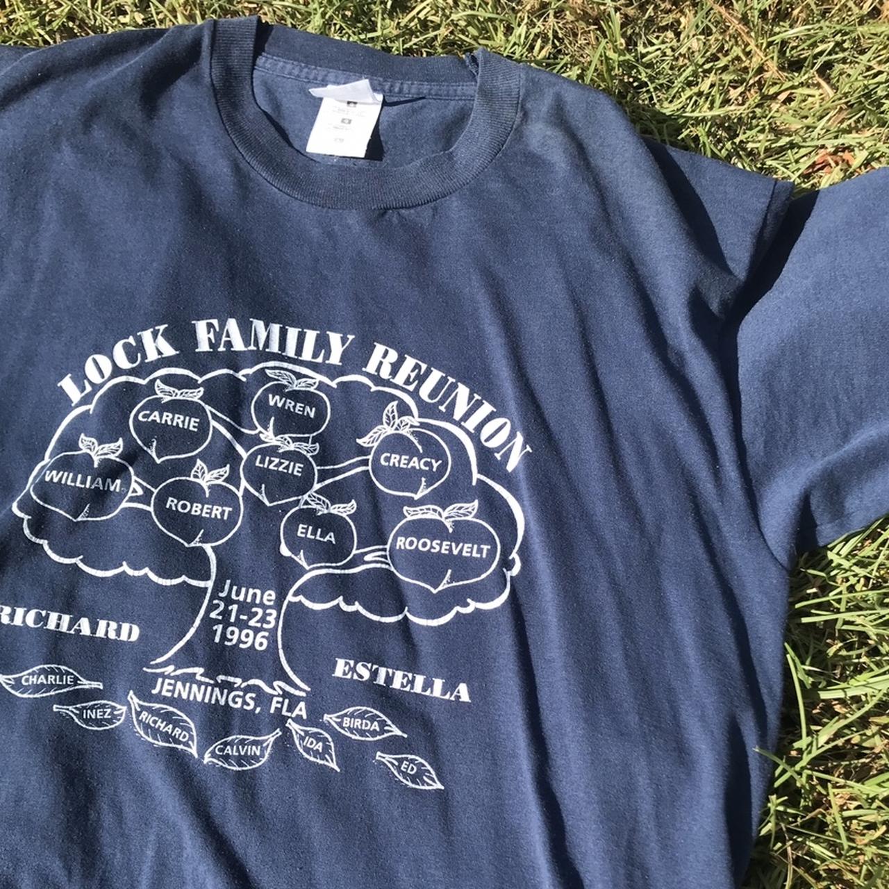 Lock Family Reunion T - 1996 Find your name on the... - Depop