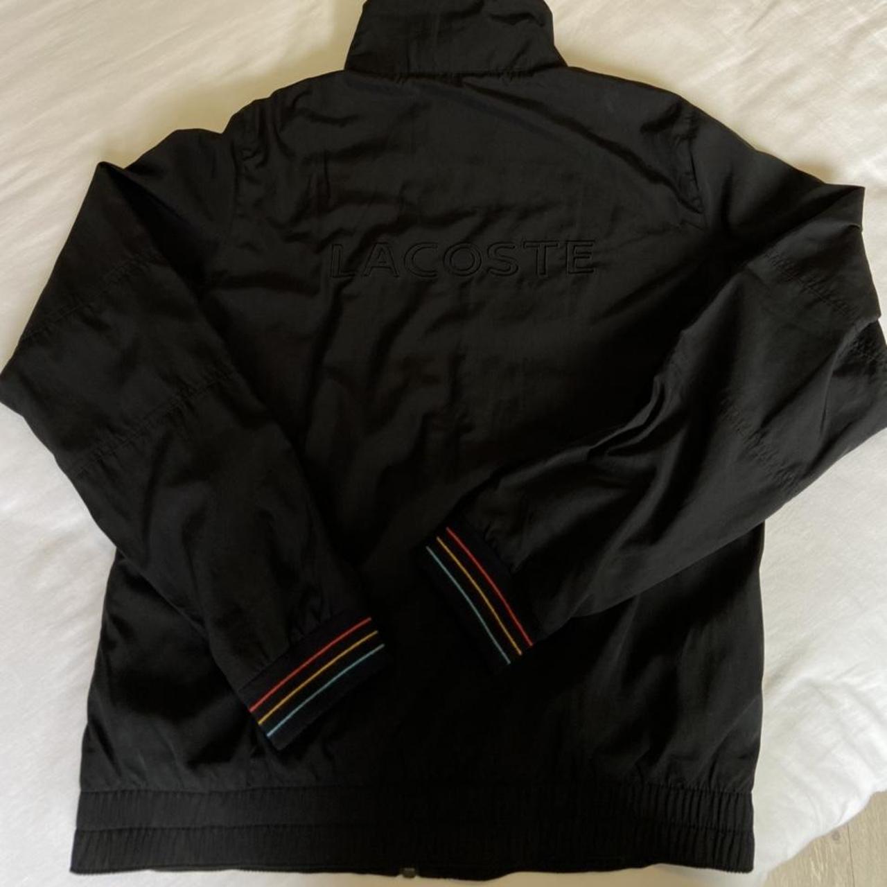 Lacoste Zip Up Jacket It says size 40 on the tag... - Depop