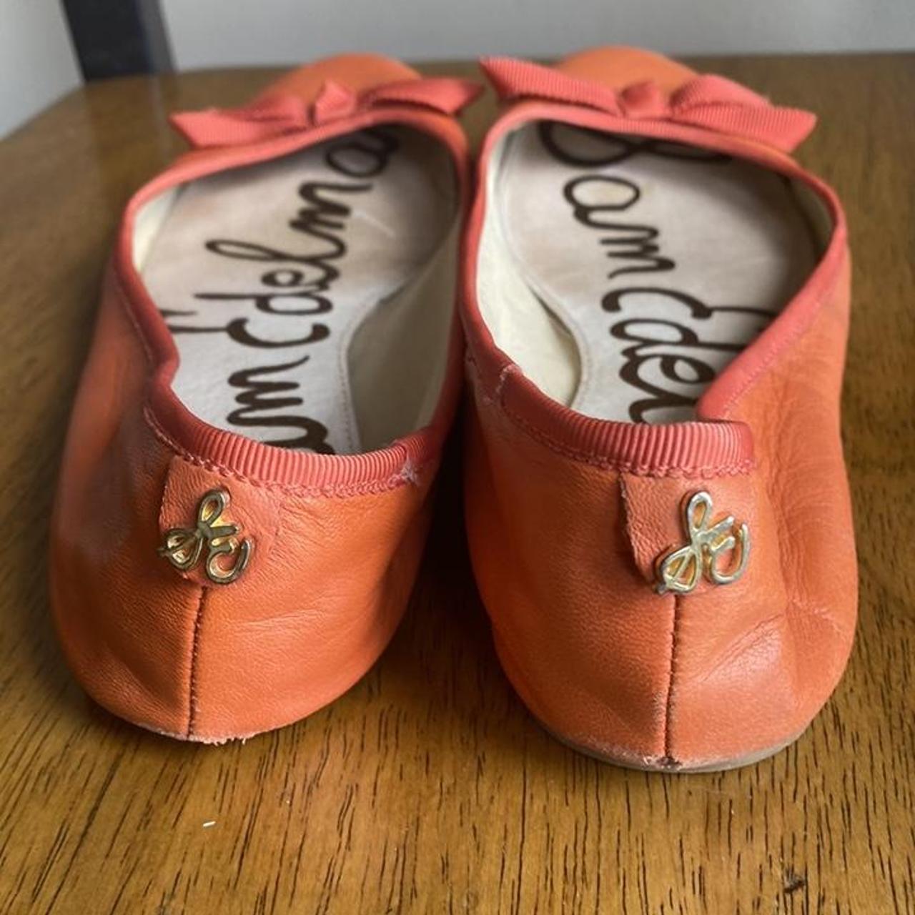Sam Edelman Women's Orange Ballet-shoes | Depop