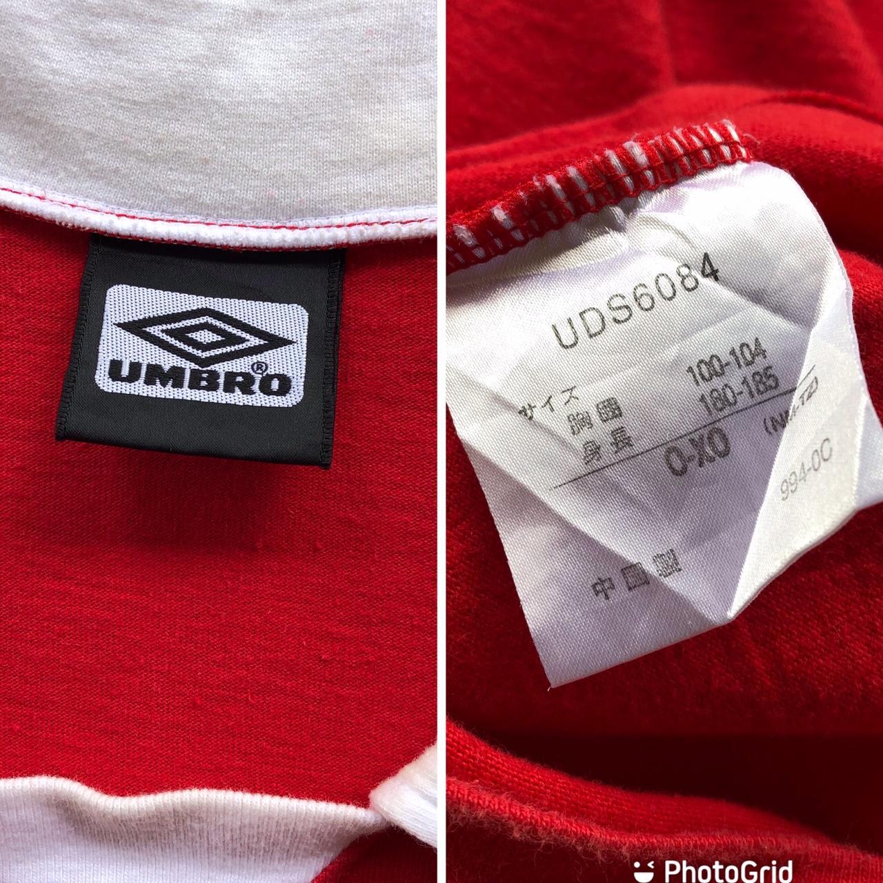 Umbro Men's Red Shirt | Depop
