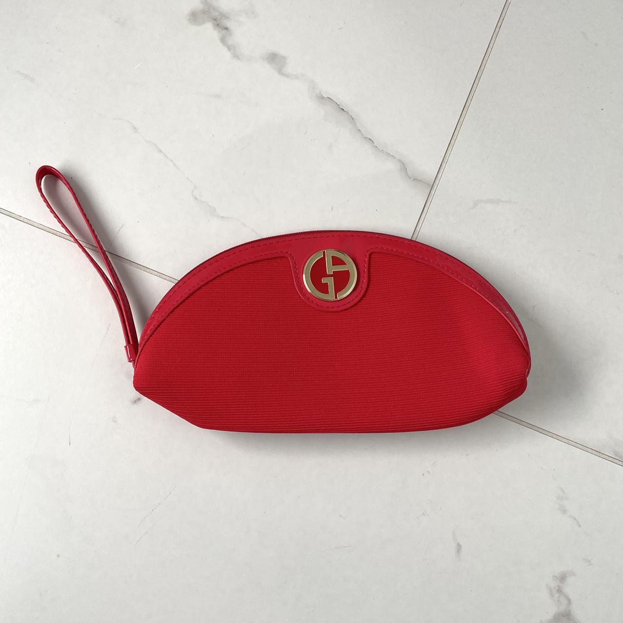 Giorgio Armani Small Red Pouch #giorgioarmani... - Depop