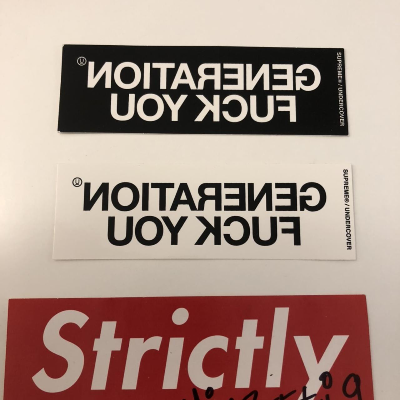 Supreme x Undercover sticker set mint. - Depop