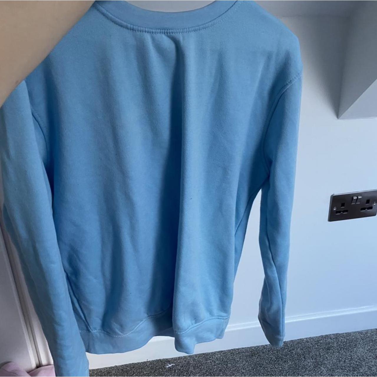 plain blue pretty little thing branded... - Depop