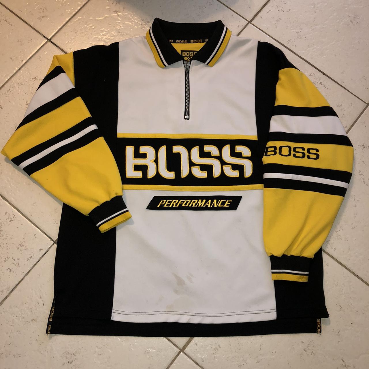 Vintage boss international 1/4 zip long sleeve. Item... - Depop