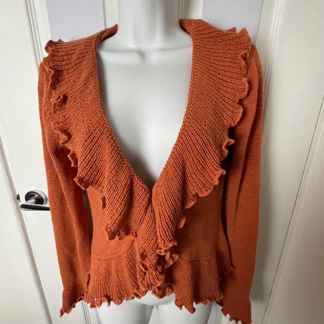 Principles Women's Orange Cardigan | Depop