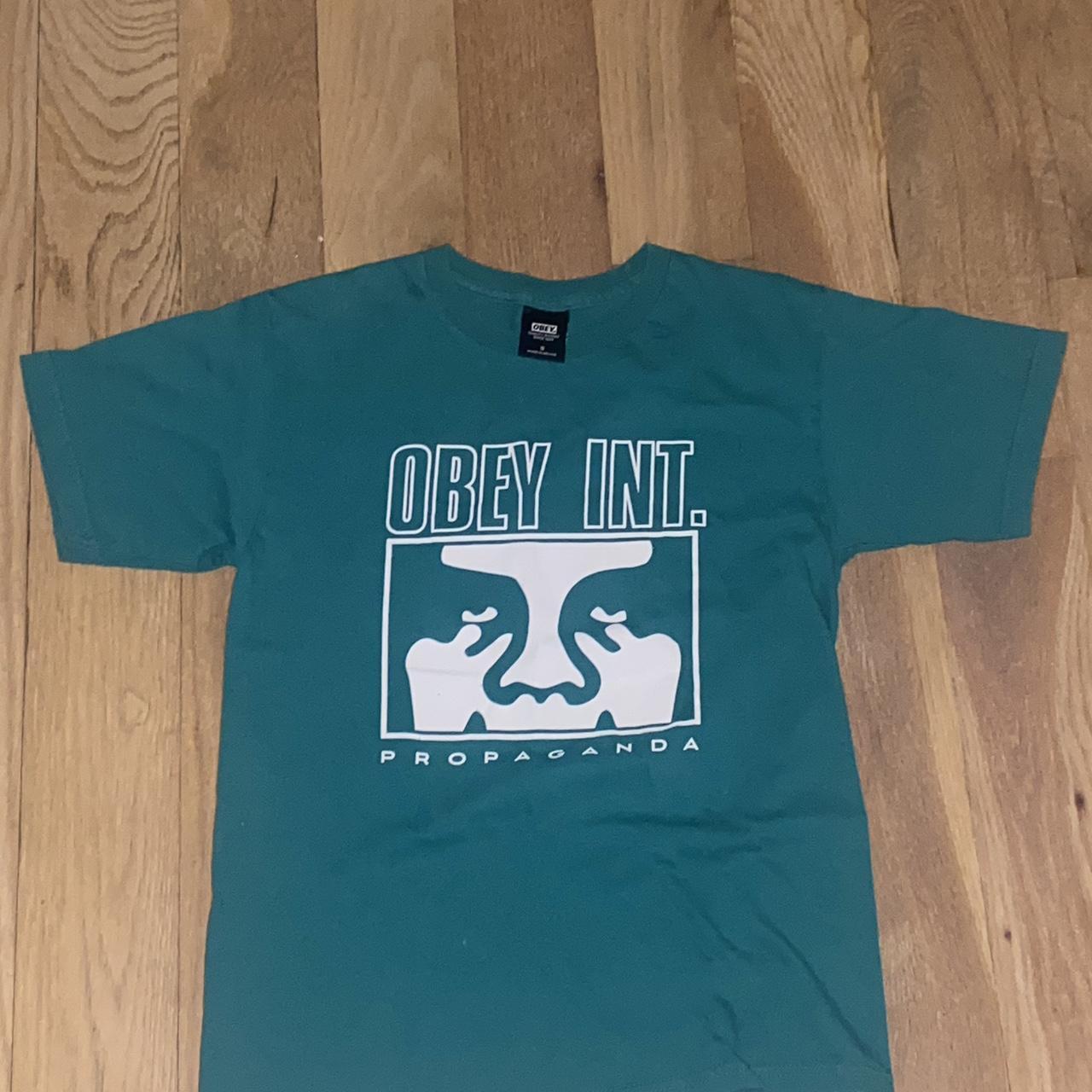 Obey T Shirt Obey Brand Gently Worn Small but... - Depop