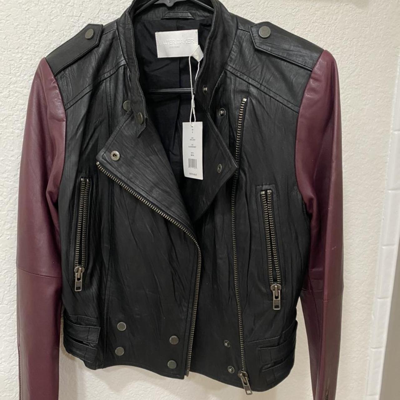 Walter Baker leather bomber jacket. Brand new with... - Depop