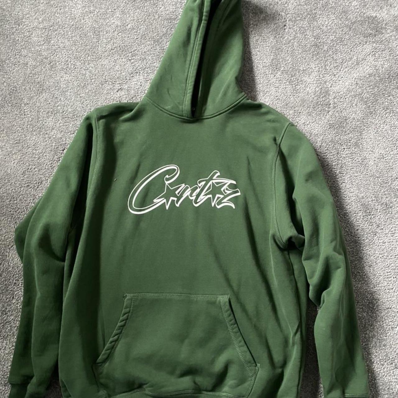Large Green CRTZ hoodie HARD hoodie with great,... - Depop