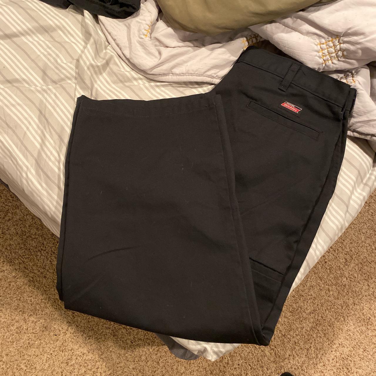 Dickies Double Knee Loose Fit Pants In Black Size Depop