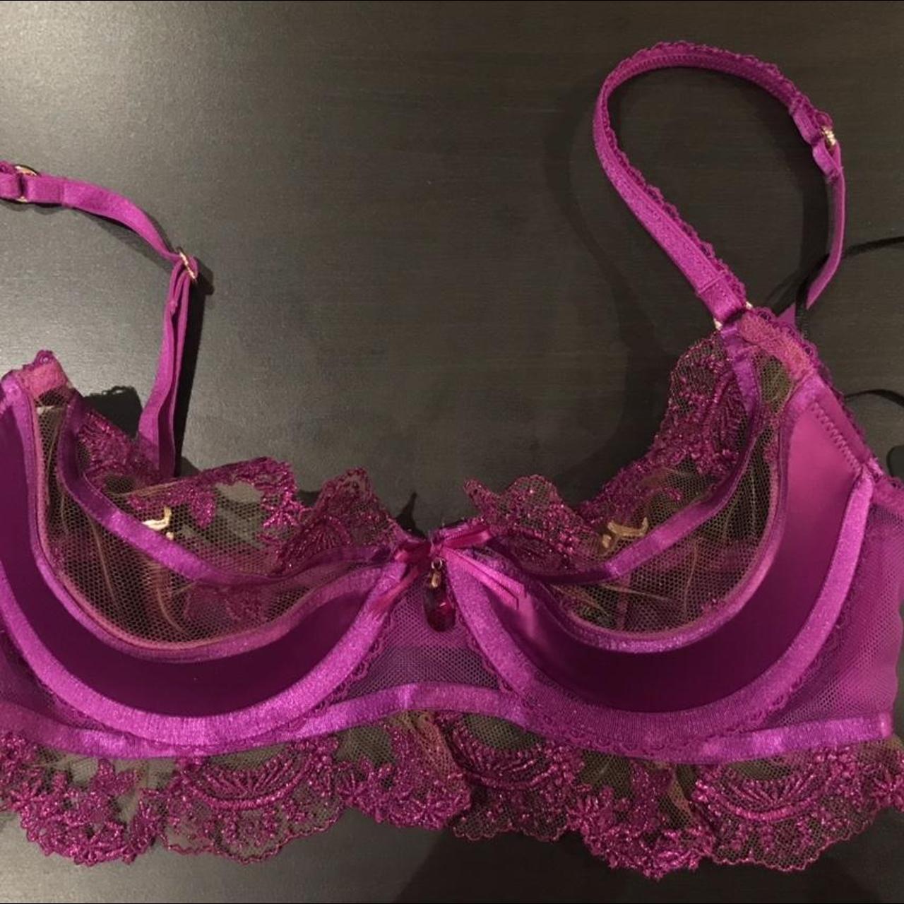 🆔 Honey Birdette Madison Amethyst Bra 📏 10C Bra 🎀... - Depop