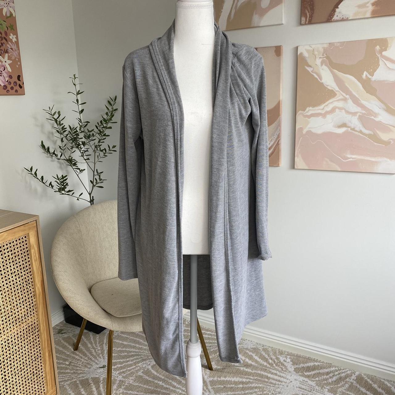 Valley girl grey cardigan. Quite worn - see photos... - Depop