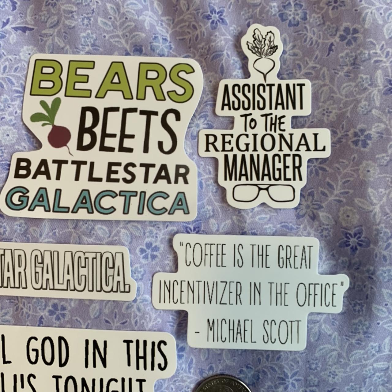 the office sayings stickers! five brand new,... - Depop