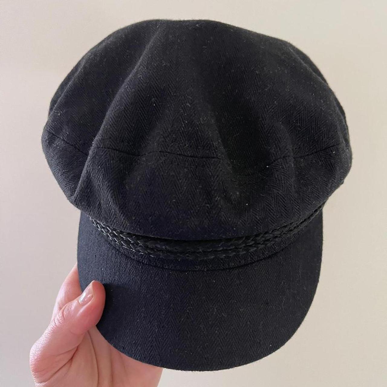 BRIXTON CAP SIZE LARGE BLACK BARELY WORN... - Depop