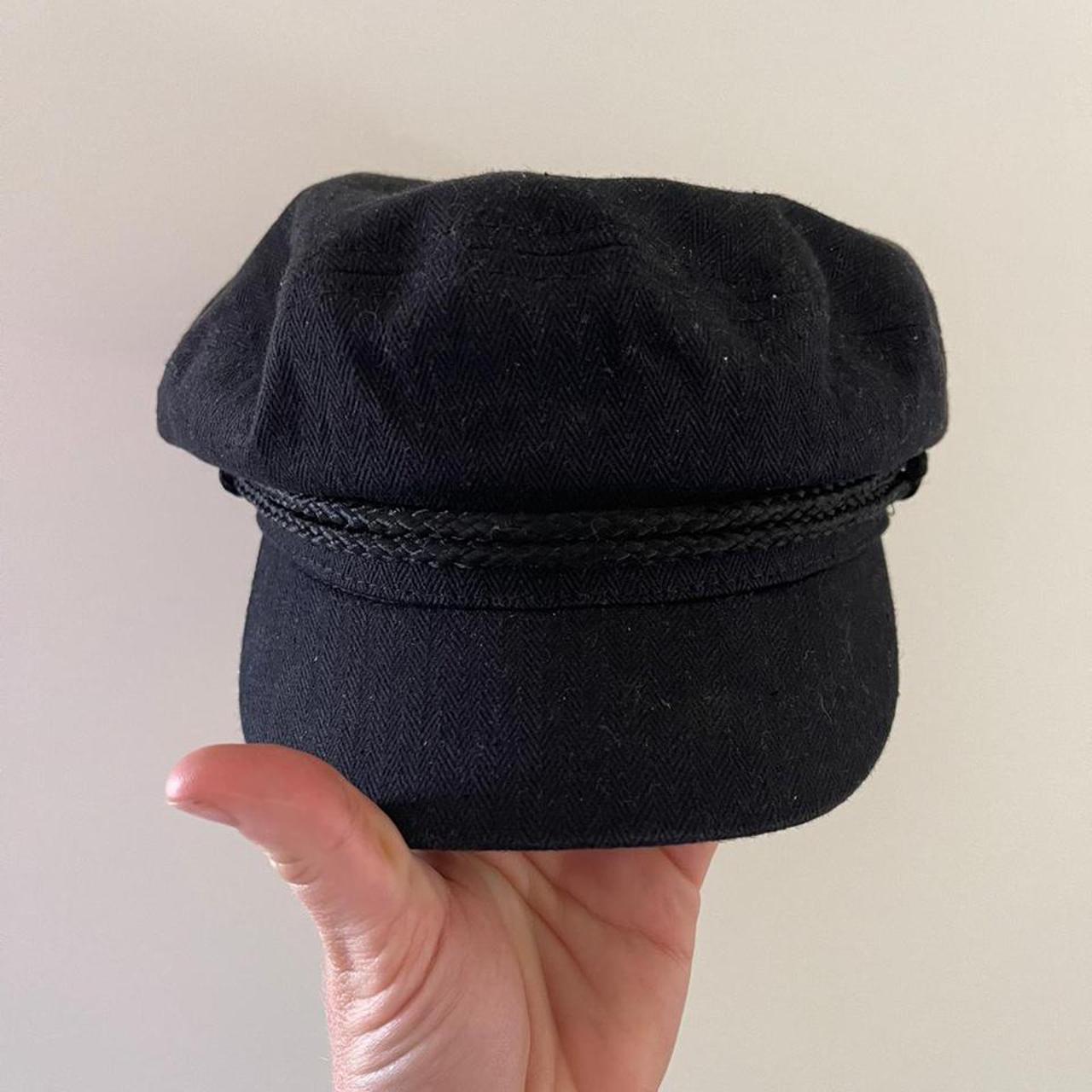 BRIXTON CAP SIZE LARGE BLACK BARELY WORN... - Depop