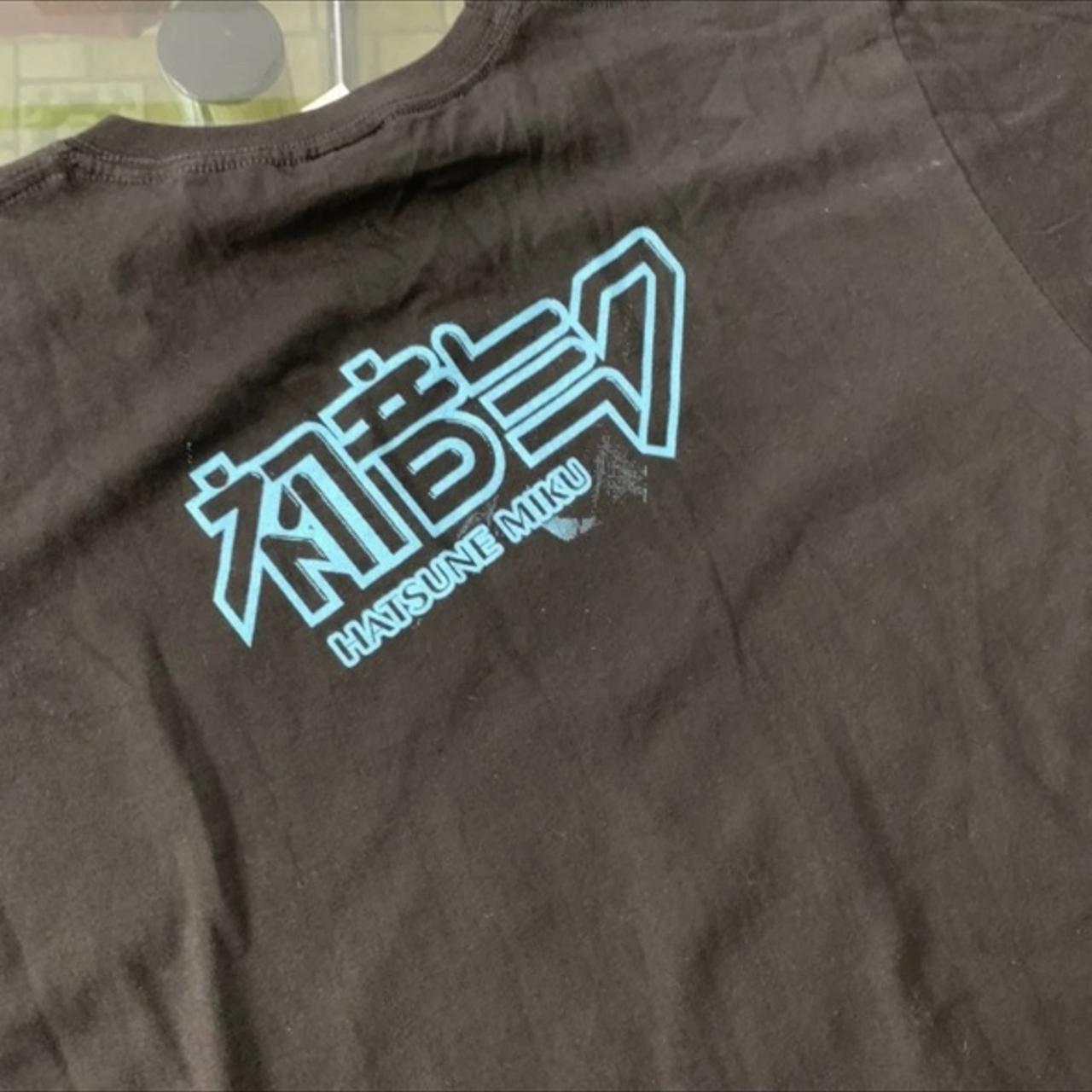 Hatsune Miku shirt anime tee rap. Double sided,... - Depop