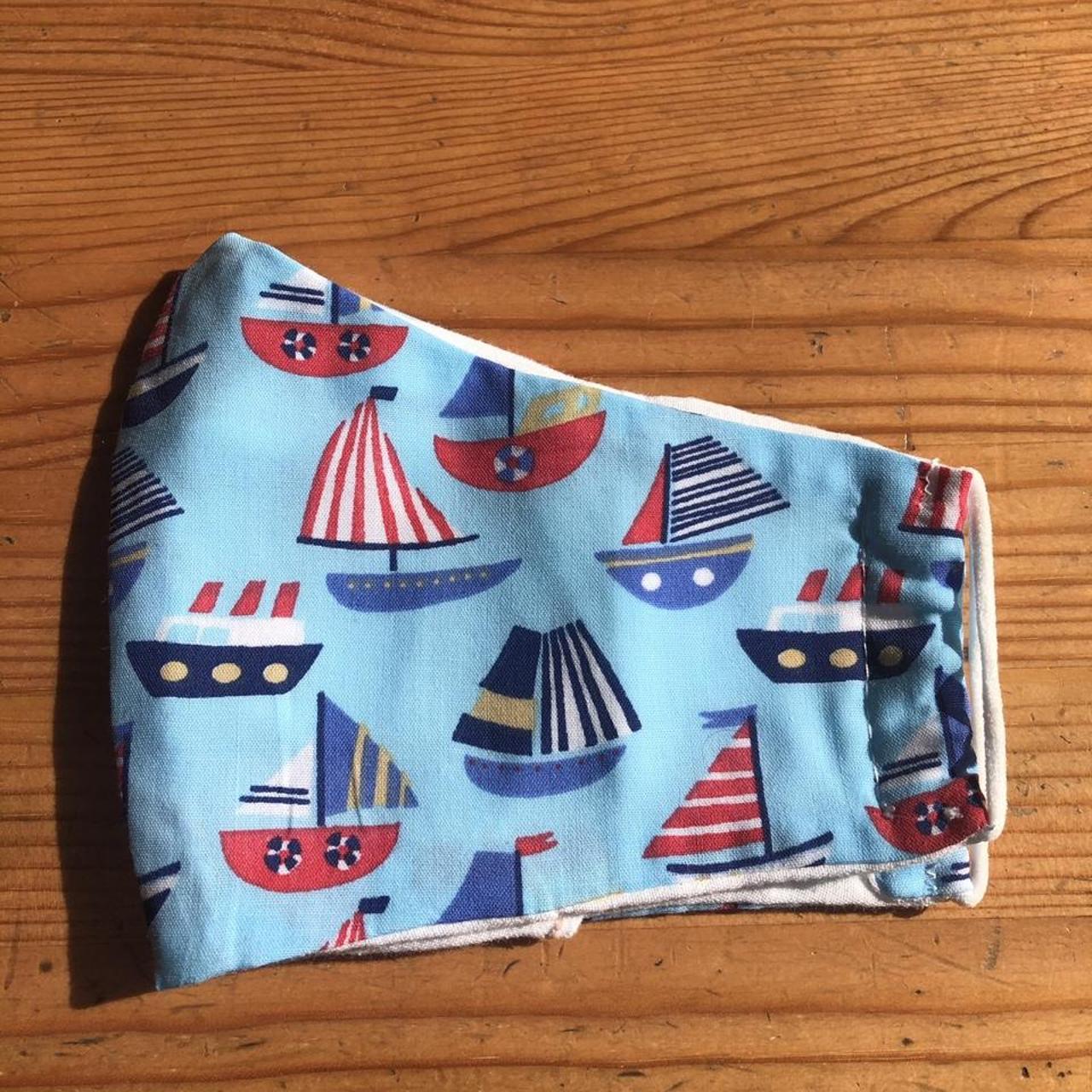 Handmade mens boat face mask. Machine washable and... - Depop